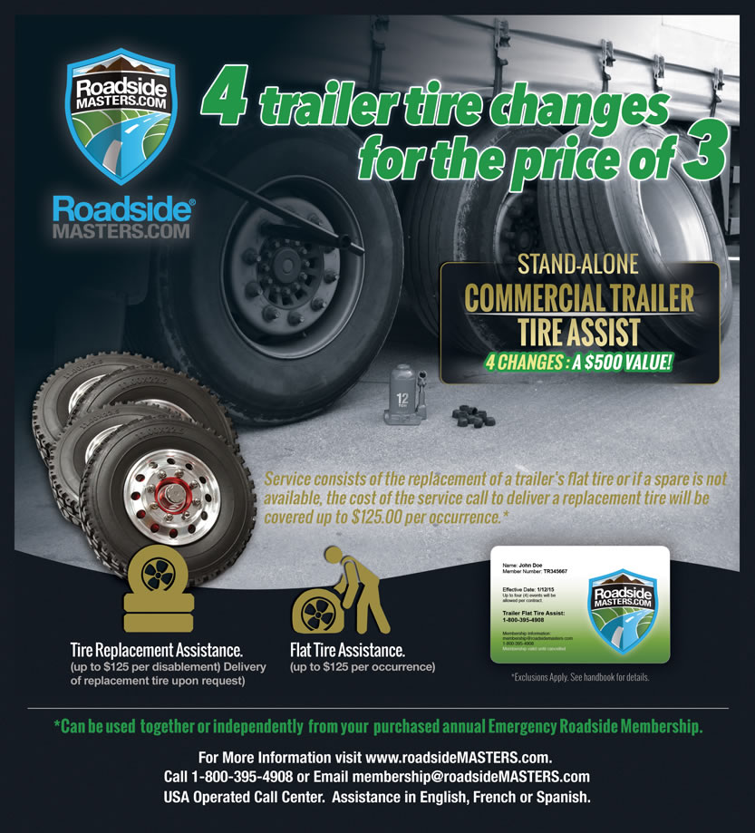The best truck and trailer emergency roadside assistance membership for truckers is available ...